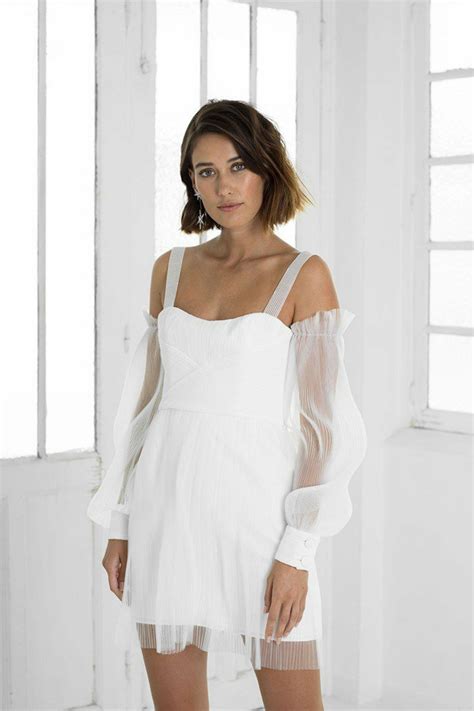 85 Abiti Da Sposa Corti Quando Il Bianco Diventa Corto