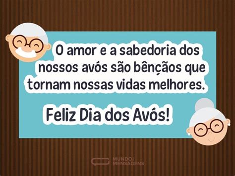 Mensagens para o Dia dos Avós Mundo das Mensagens