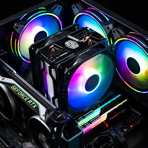 Buy Cooler Master Hyper 212 LED Turbo ARGB With 4 Copper Heat Pipes