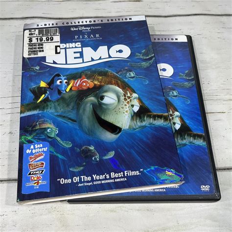 Disney Pixar Finding Nemo DVD 2003 2 Disc Set Collectors Edition