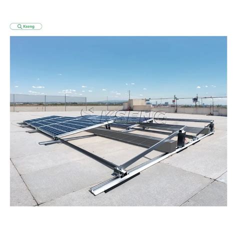 Kseng Solar Ballasted Flat Roof Mounting Structure Roof Solar Mounting
