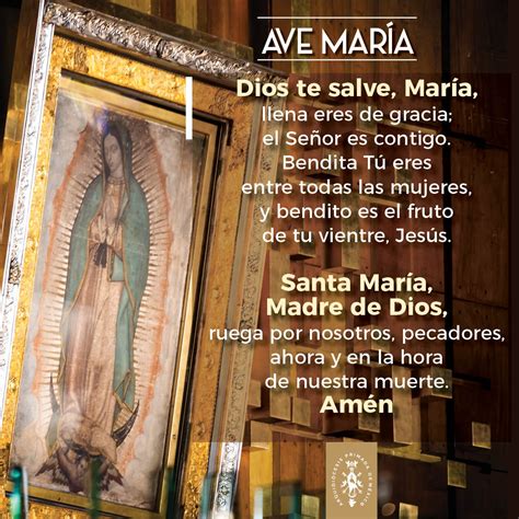 Dios Te Salve Maria La Llena De Gracia Madre De Dios Oraciones