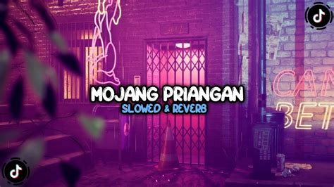 Dj Mojang Priangan Slowed Reverb Viral Tiktok Mengkane Youtube