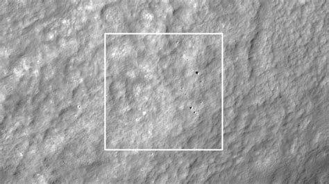 Lunar Orbiter de la NASA repère le site du crash de l atterrisseur