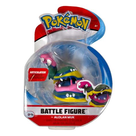 Pokémon Battle Figure Pack Alolan Muk Mini figura 5 cm Fanbase webshop