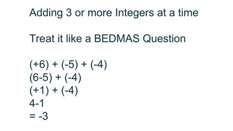 adding integers