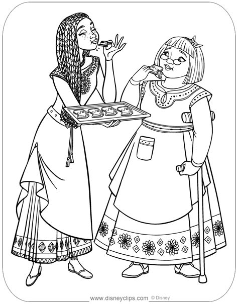 Disney S Wish Coloring Pages PDF Printables Disneyclips