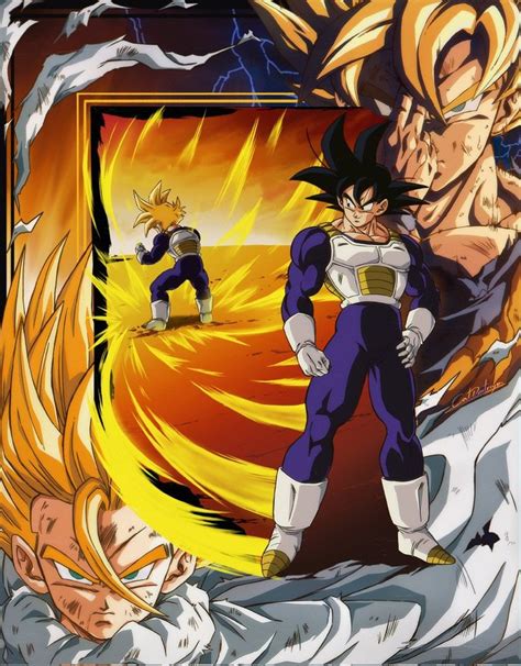 Goku Armadura Ssj 1 Y Gohan Armadura Ssj 1 2 In 2022 Dragon Ball Art