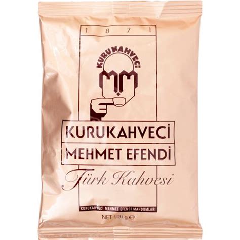 Kurukahveci Mehmet Efendi Türk Kahvesi 100 Gr Marketpaketi