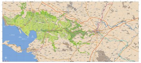 Carte du Marais poitevin sur les 3 départements Niort Marais Poitevin