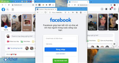 Cách đăng nhập nhiều tài khoản facebook trên 1 máy tính Cosy