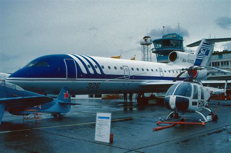 Yak 42 RA 42423 Paris Air Show 1993 A Photo On Flickriver