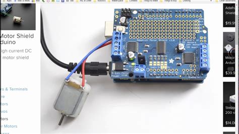 Adafruit Motor Shield V Tutorial