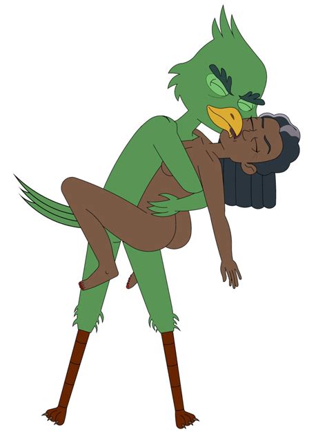 Rule 34 2021 Alien Anthro Black Hair Braided Hair Carol Freeman Couple Dark Skin Duo Eye Bags
