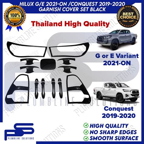 Toyota Hilux G E Onwards Black Hilux G E Accessories Parts