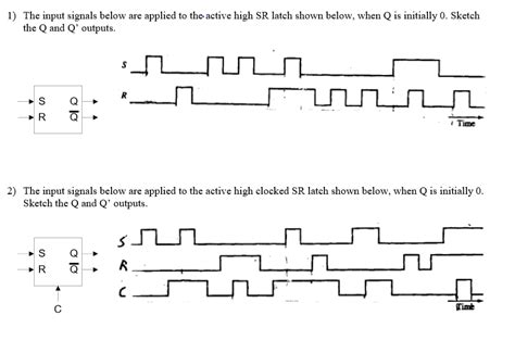 solved 1 the input signals below are applied to the active