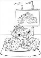 Dibujos De Blaze Y Los Monster Machines Para Colorear En Colorear Net