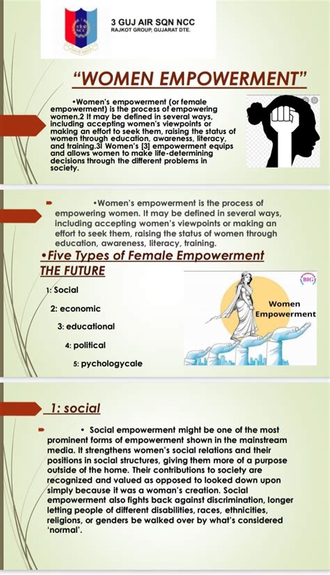 Women Empowerment India Ncc
