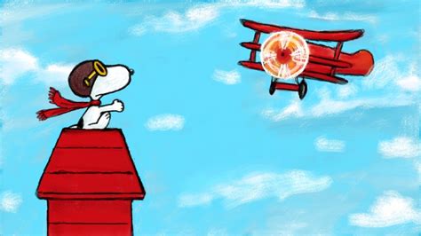 Snoopy Flying Ace Wallpapers Wallpapersafari