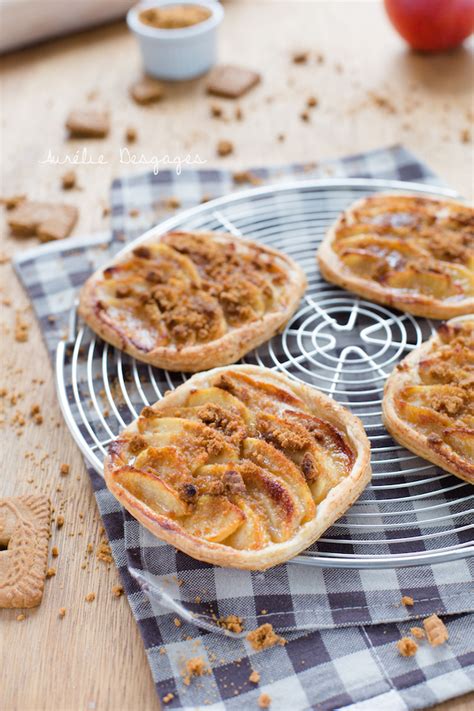 Carrés feuilletés aux Pommes Sirop dérable et Spéculoos Cooking