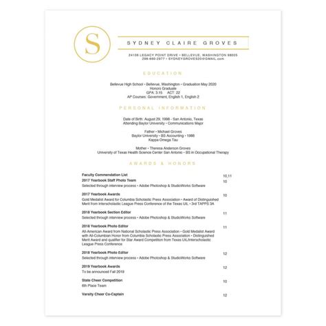 Editable Microsoft Word Sorority Resume Template Pages Resume