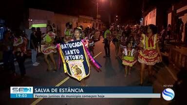 SE TV 2ª Edição Estância abre festejos juninos nesta quarta feira
