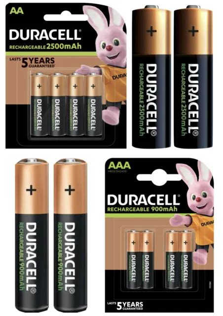 DURACELL RECHARGE ULTRA Akkus Accus AAA Micro 900mAh AA Mignon 2500mAh