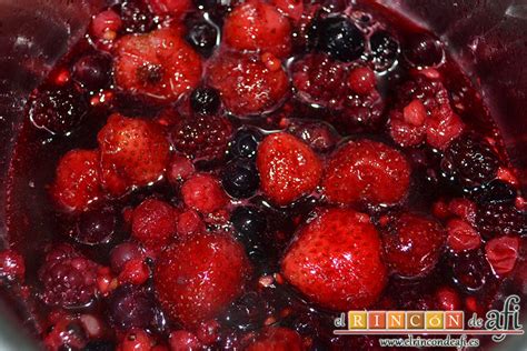 Salsa De Frutos Rojos