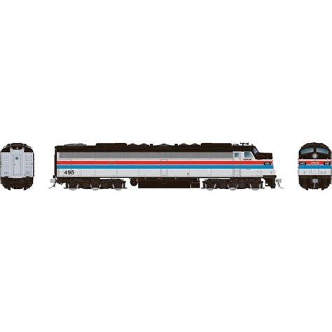 HO EMD E8A W HEP DC DCC Sound Amtrak Phase 2 498 Rapido Trains