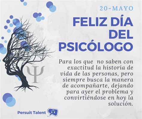 FELIZ DÍA DEL PSICÓLOGO Feliz dia del psicologo Dia del psicologo