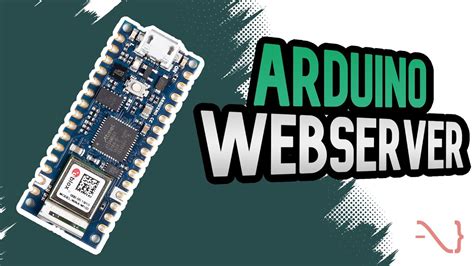 Creare Un Webserver Con Arduino Nano Iot Youtube
