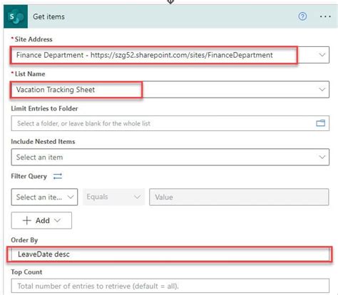 Power Automate Get Items Order By SharePoint Dot Net