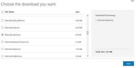 Sql Server Where To Find The Installer For Sql Server Native Client