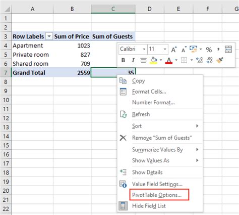 how to auto refresh pivot table data in excel