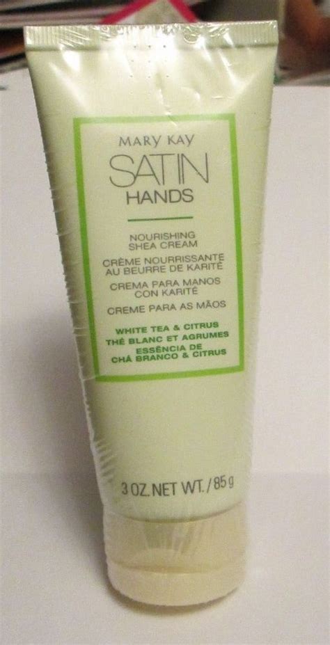 Mary Kay Satin Hands Nourishing Shea Cream White Tea Citrus 3oz Full
