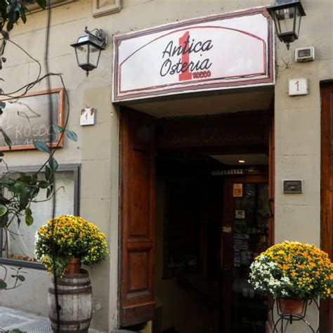 Carte et Menus 2024 Antica Osteria 1 rosso à Florence TheFork