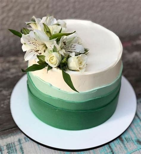 20 Modelos Inspiradores De Bolos Verdes Green Birthday Cakes Best