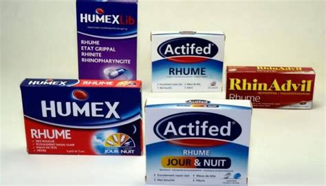 Humex Actifed Dolirhume un danger pour la santé publique selon le