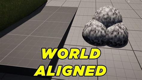 World Aligned Texture Unreal Material Course 14 Youtube
