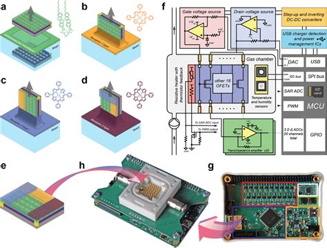 schematic representation of the sensor array fabrication process and download scientific