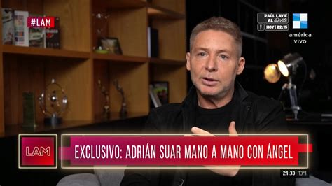 ADRIÁN SUAR habló con LAM de TODO Mirtha Legrand su vida amorosa