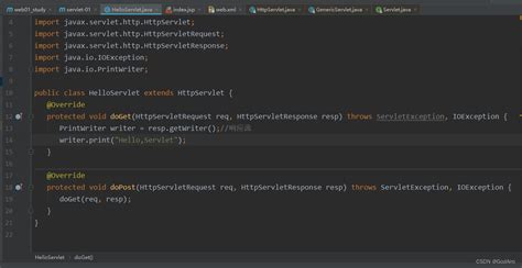 javaweb——在web xml中注册servlet 要注册servlet的类地址是什么 csdn博客