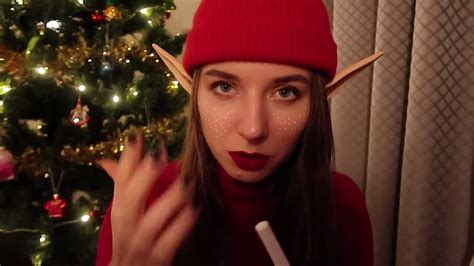 ASMR ELF TAKES CARE OF YOU EAR MEASURING MAKE UP CLOSE UP ATTENTION