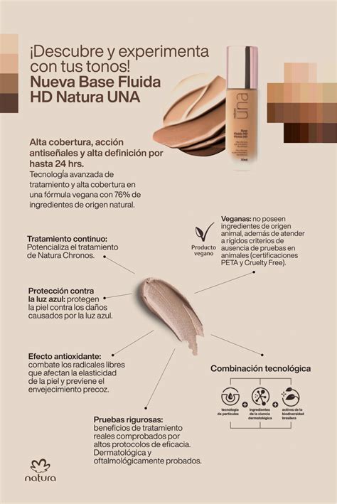 Natura Una Integra A Su Portafolio Toda Una Gama De Tonos De Base Fluida Hd