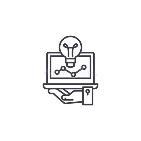 Iconos Lineales De Planificación Signos Símbolos Conjunto De