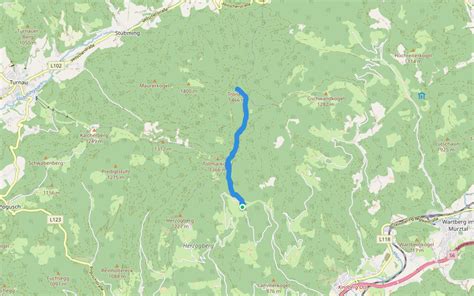 Maurergrabenweg Hiking Trail Kindberg Steiermark Pacer