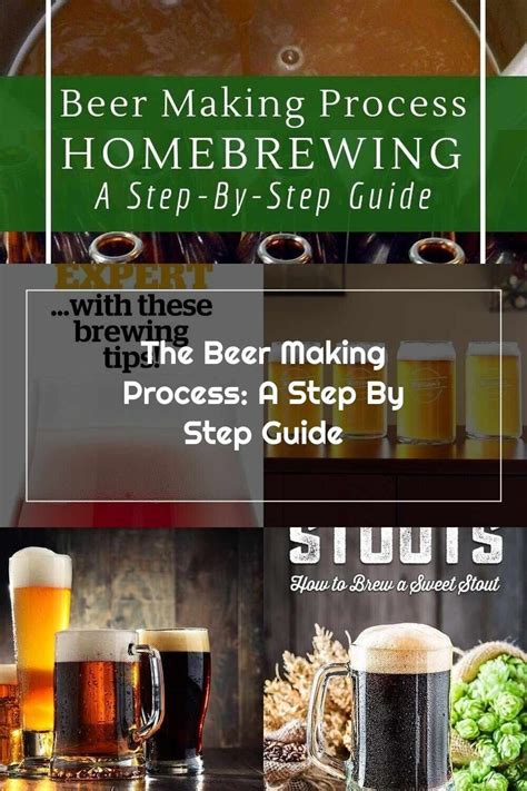 Beer Making Process Beer Brewing Process Homebrewing How To Make