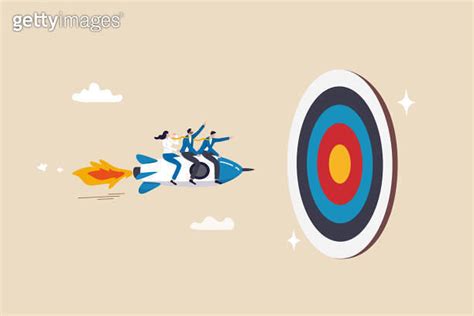 Team Target Achievement Reaching Goal Or Success Teamwork Strategy