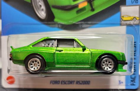 Hot Wheels Ford Escort Rs Super Treasure Hunt Mainline Factory