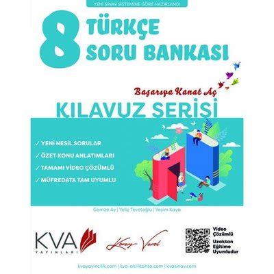 8 Sınıf Kılavuz Serisi Türkçe Soru Bankası Kolektif Fiyat Satın